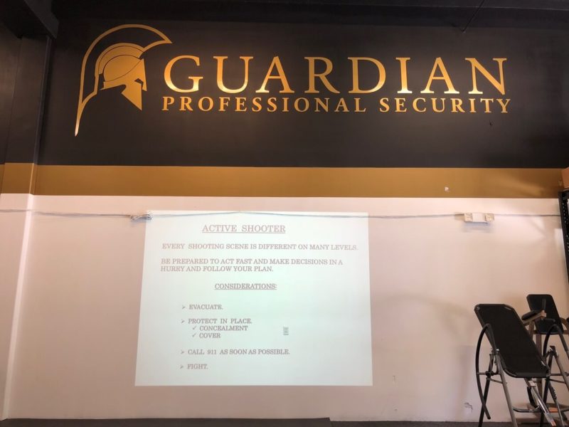 Guardian Training Compound – Guardian Professional Security